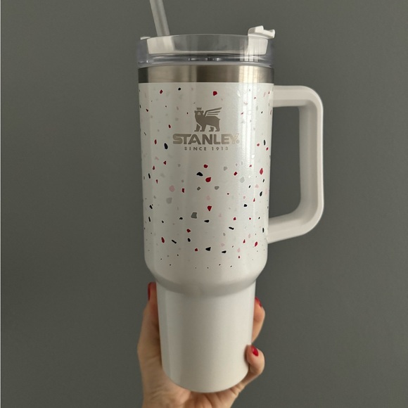 Stanley Adventure 40oz Stainless Steel Quencher Tumbler Terrazzo Pearlescent